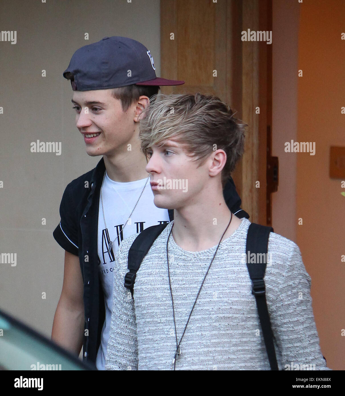 The 'X Factor' finalists leave their north London house for the first ...