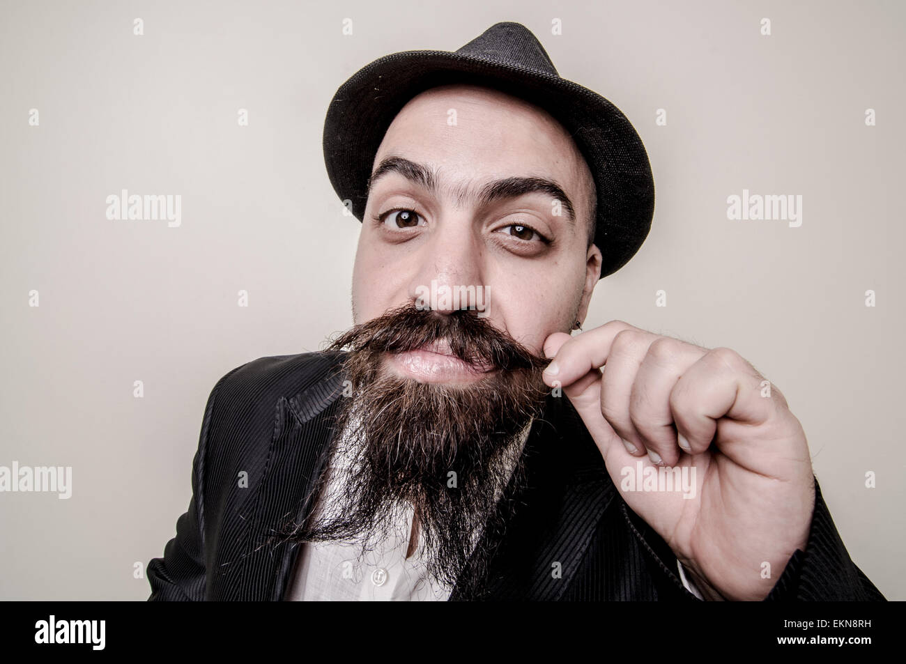 Long mustache hi-res stock photography and images - Alamy