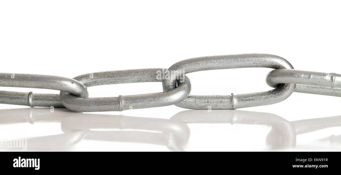 Silver steel chain on hi-res stock photography and images - Alamy