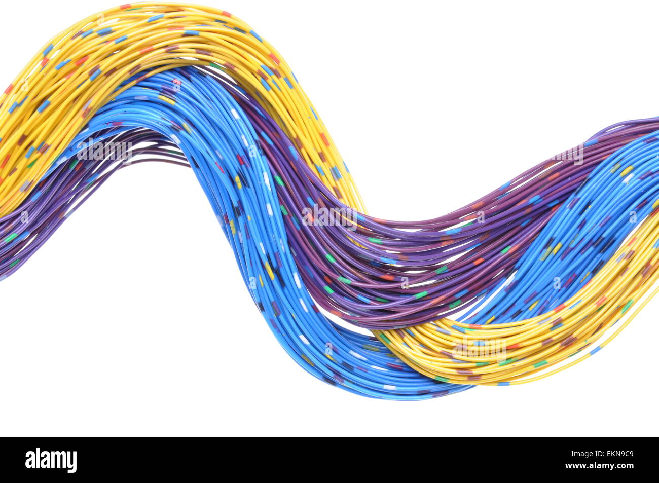 Cables of telecommunication network Stock Photo - Alamy