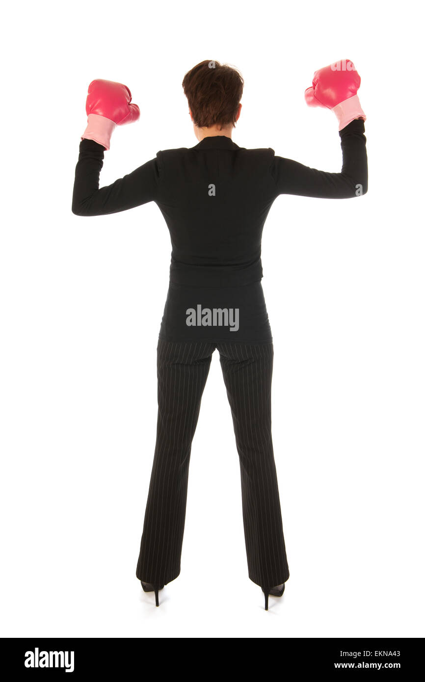 Enjoying fighting in business Stock Photo - Alamy