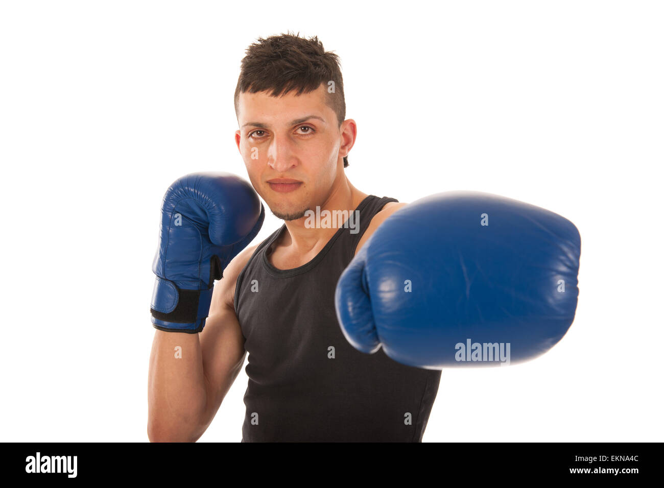 Boxing gloves punch studio hi-res stock photography and images - Alamy