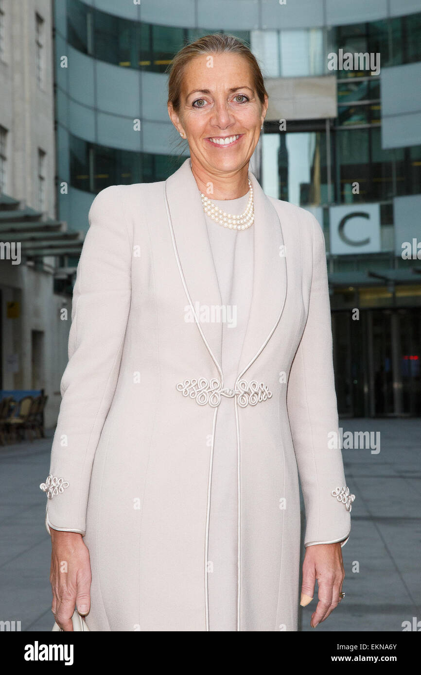Rona Alison Fairhead, arrives at the BBC in Portland Place, after being ...