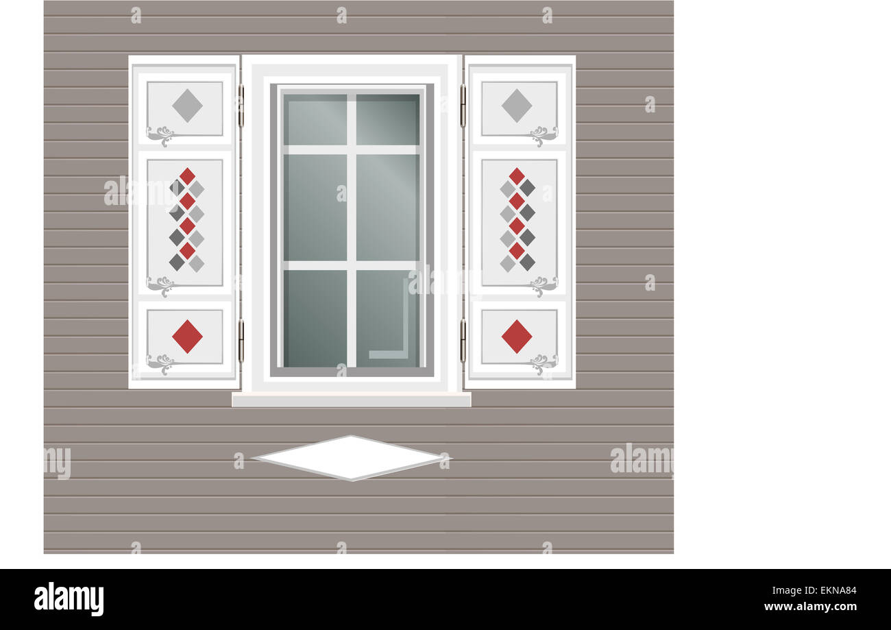 Building facade parts Stock Photo - Alamy