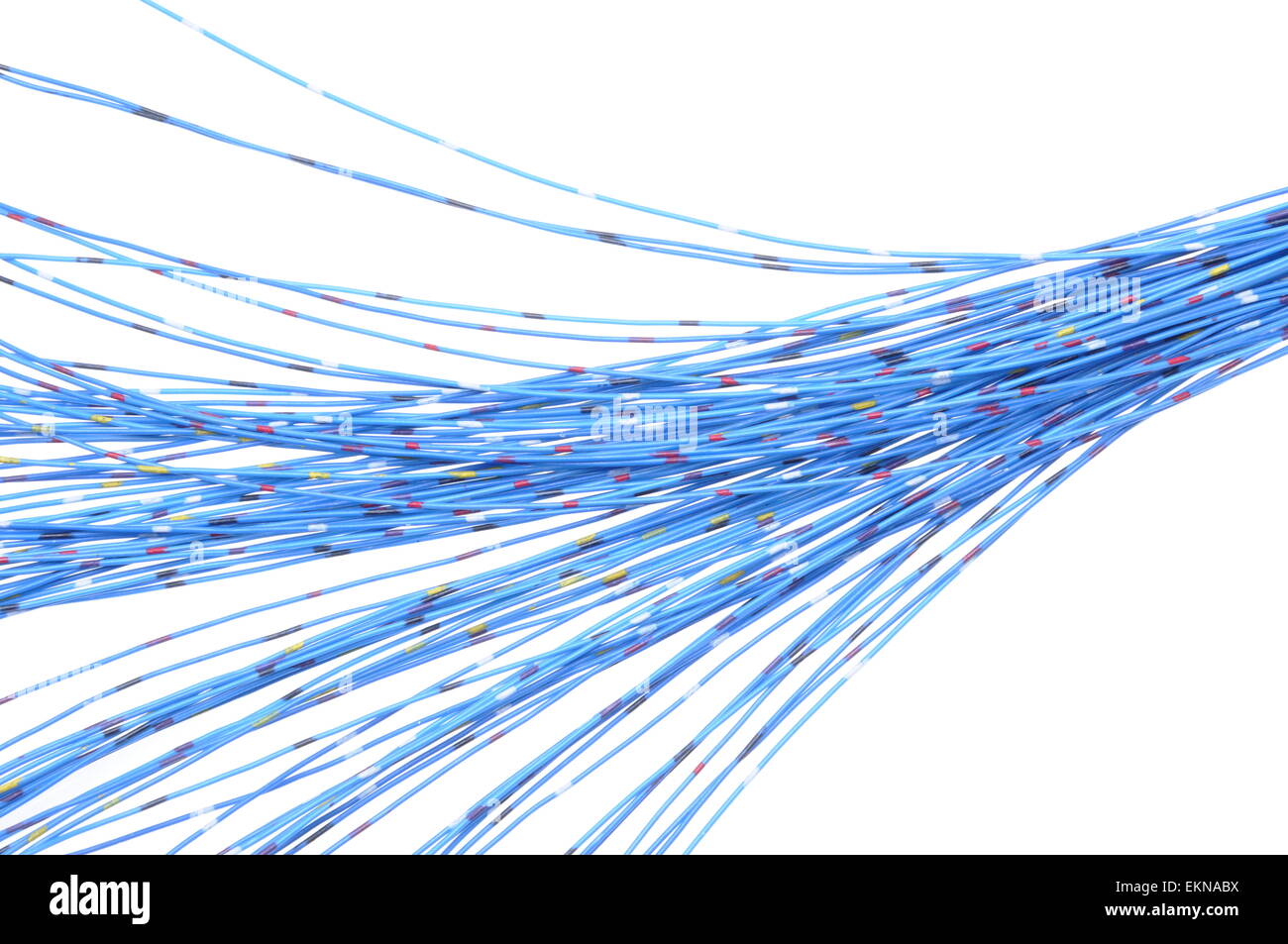 Cables of telecommunication network Stock Photo - Alamy