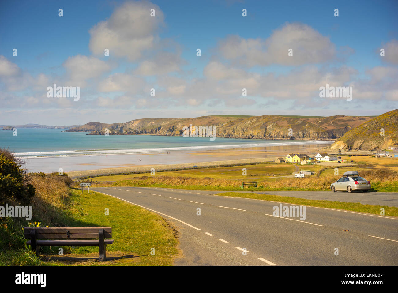 Newgale Beach in Pembrokeshire, West Wales Stock Photo - Alamy