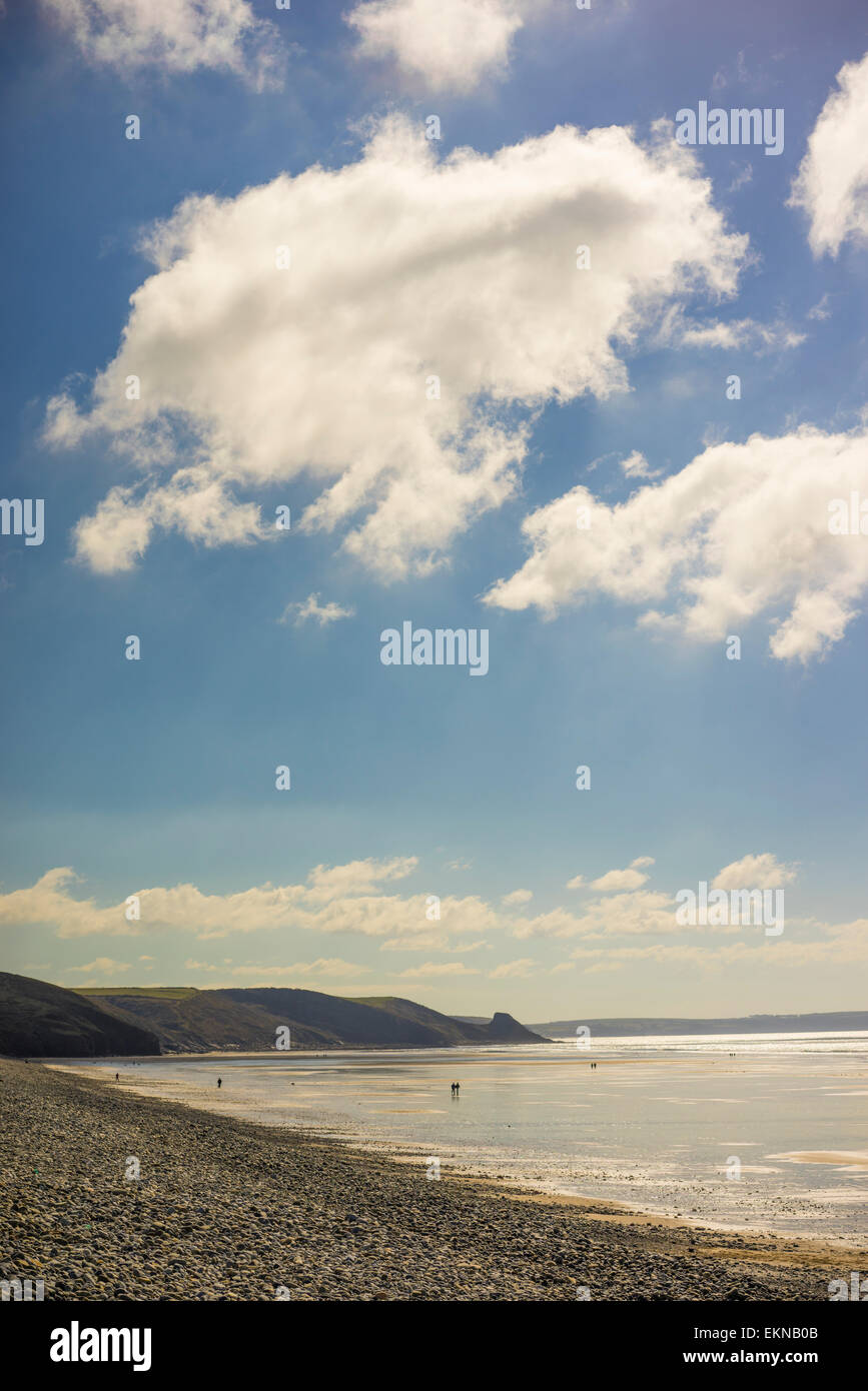 Newgale Beach in Pembrokeshire, West Wales Stock Photo - Alamy