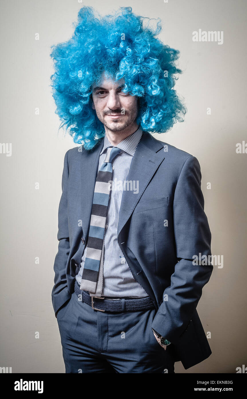 Funny wig hi-res stock photography and images - Alamy