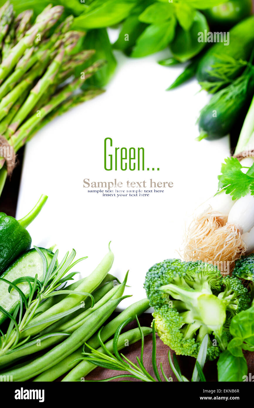 Fresh green vegetables hi-res stock photography and images - Alamy