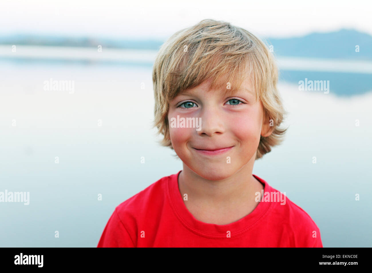 portrait of smiling boy Stock Photo - Alamy