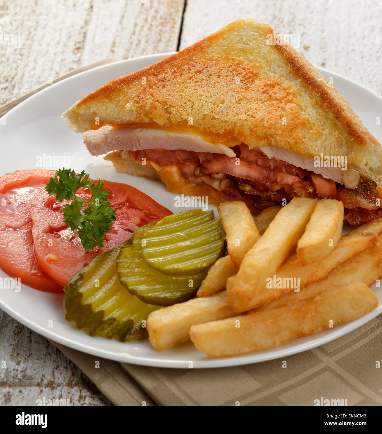 Turkey ham sandwich hi-res stock photography and images - Alamy