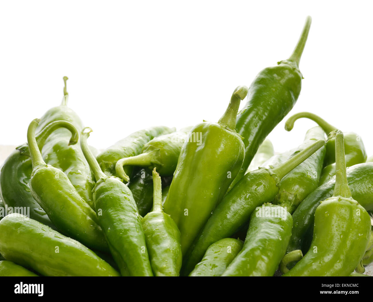 Fresh Green Bell Pepper Stock Photo - Alamy