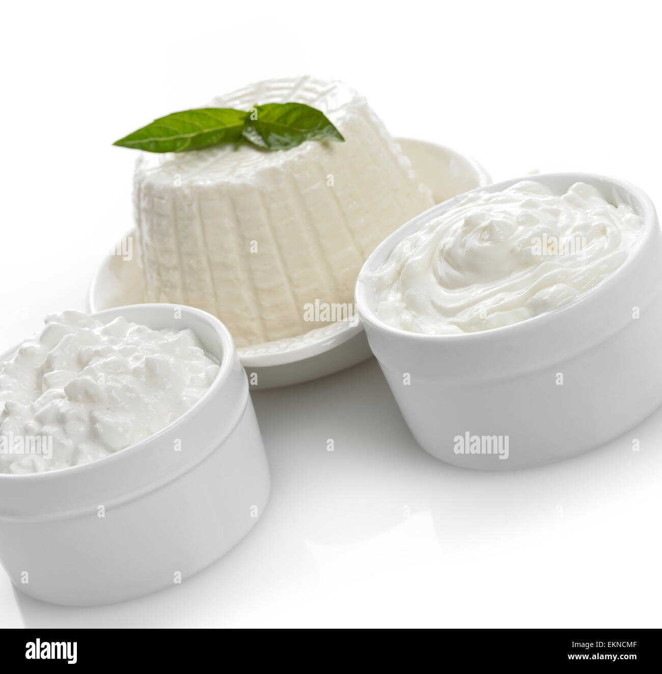 Cheese And Sour Cream Stock Photo - Alamy