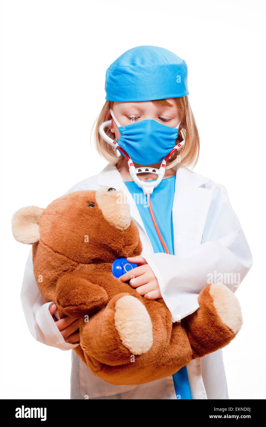 boy playing a doctor Stock Photo - Alamy