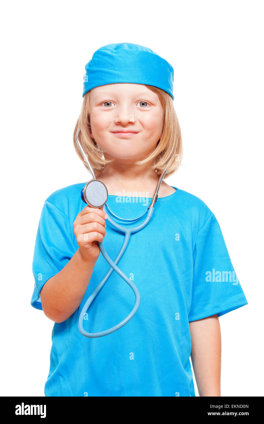 boy playing a doctor Stock Photo - Alamy