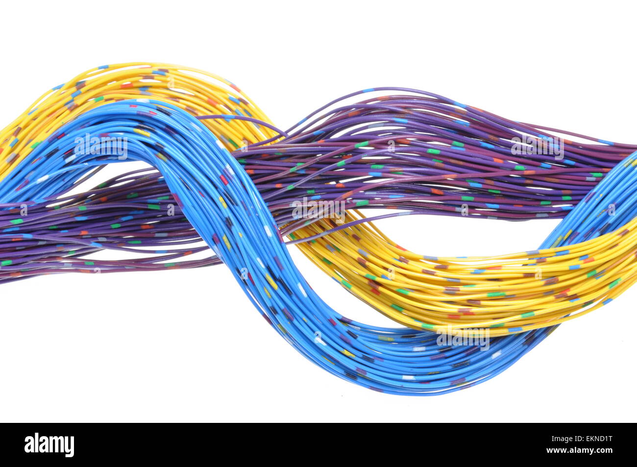 Cables of telecommunication network Stock Photo - Alamy