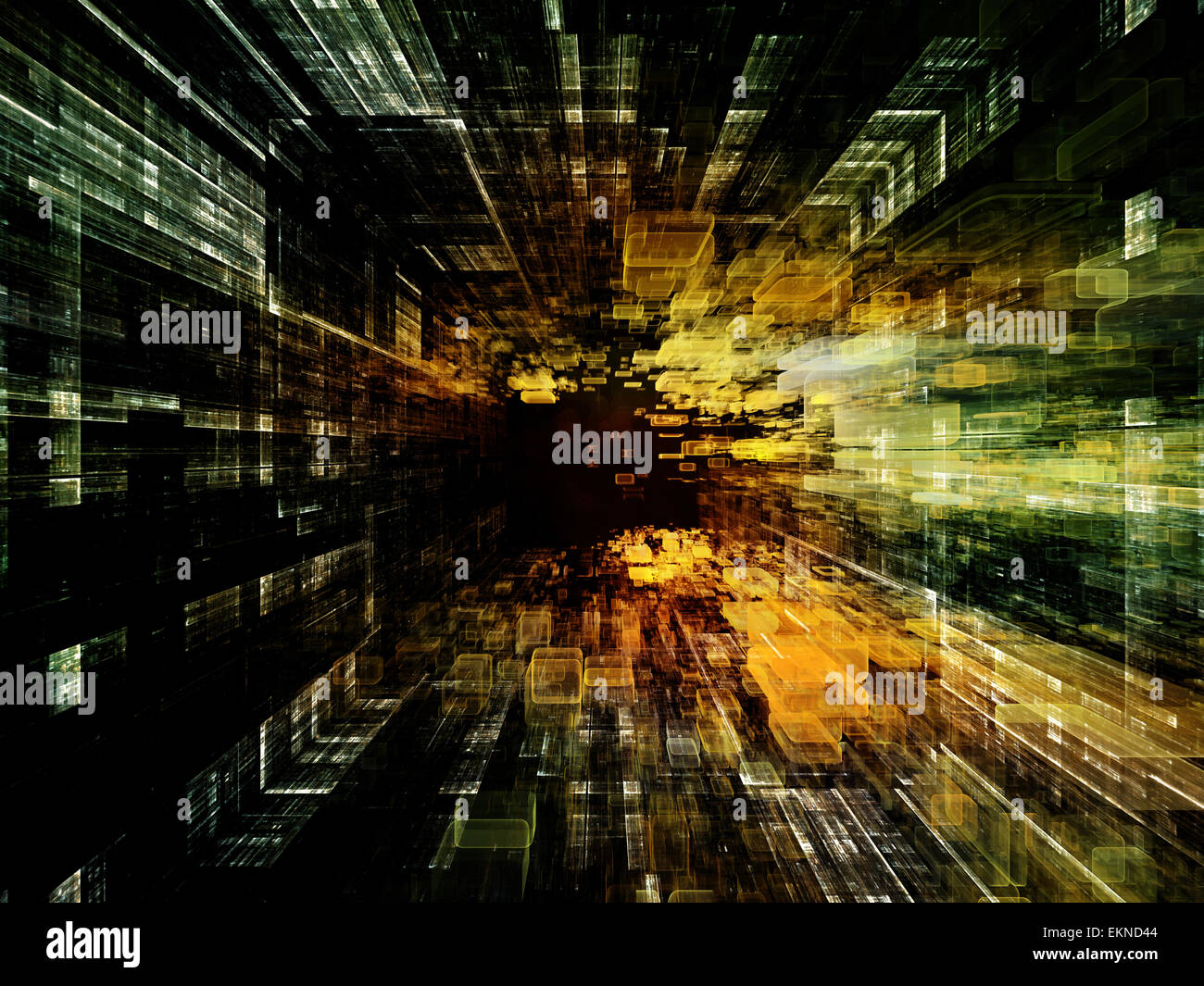 Propagation of Virtual Space Stock Photo - Alamy