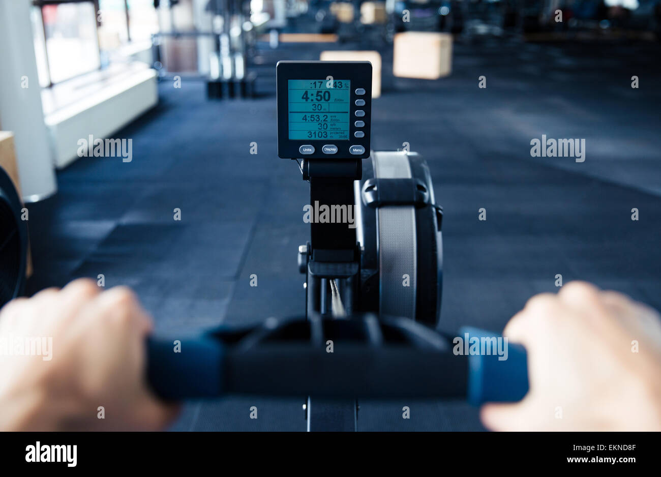 Exercise machine screen hi-res stock photography and images - Alamy