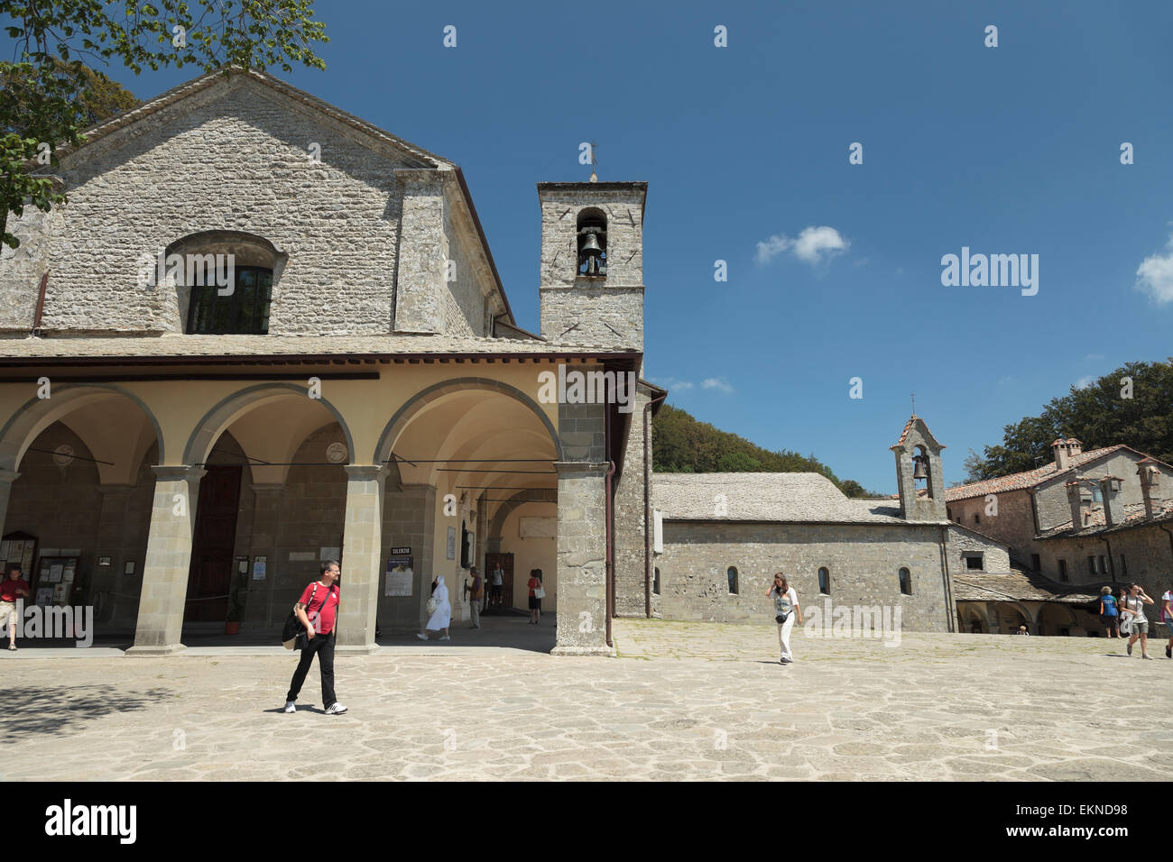 Church of St. Francis, La Verna Tuscany Stock Photo - Alamy