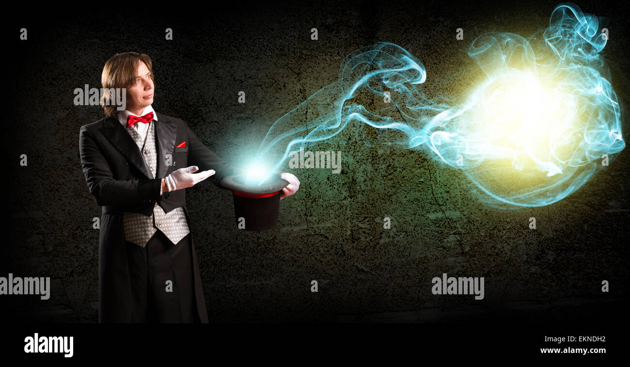 Black magician hi-res stock photography and images - Alamy