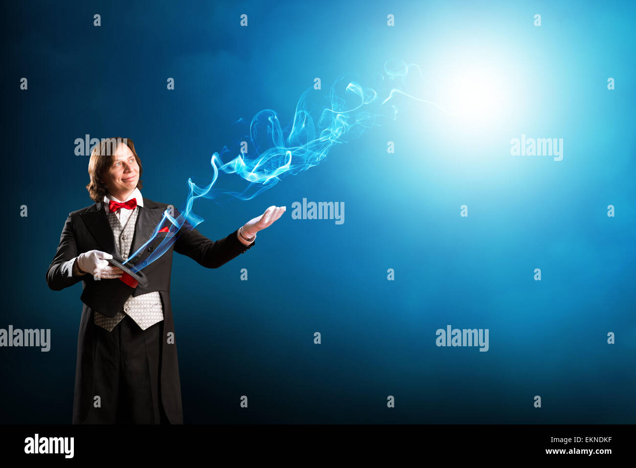 Hand holding magic wand hi-res stock photography and images - Alamy