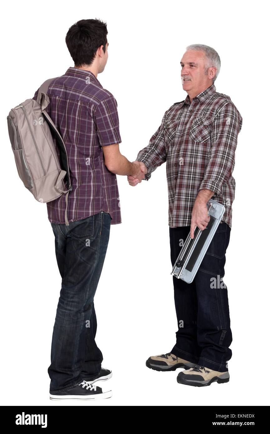 Work experience student Cut Out Stock Images & Pictures - Alamy