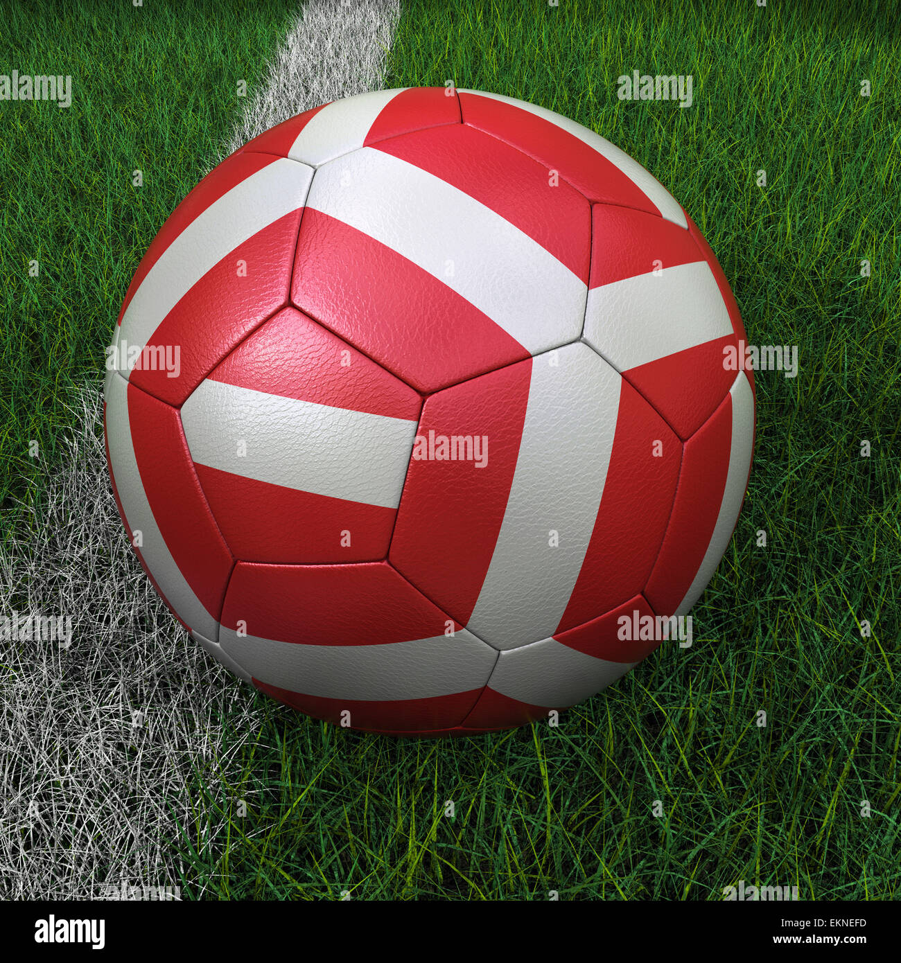 Soccer Ball with Austrian Flag Stock Photo - Alamy