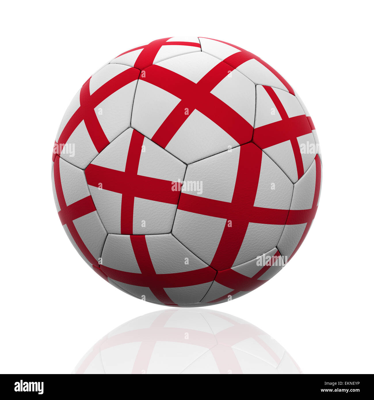 Isolated Soccer Ball with English Flag Stock Photo - Alamy