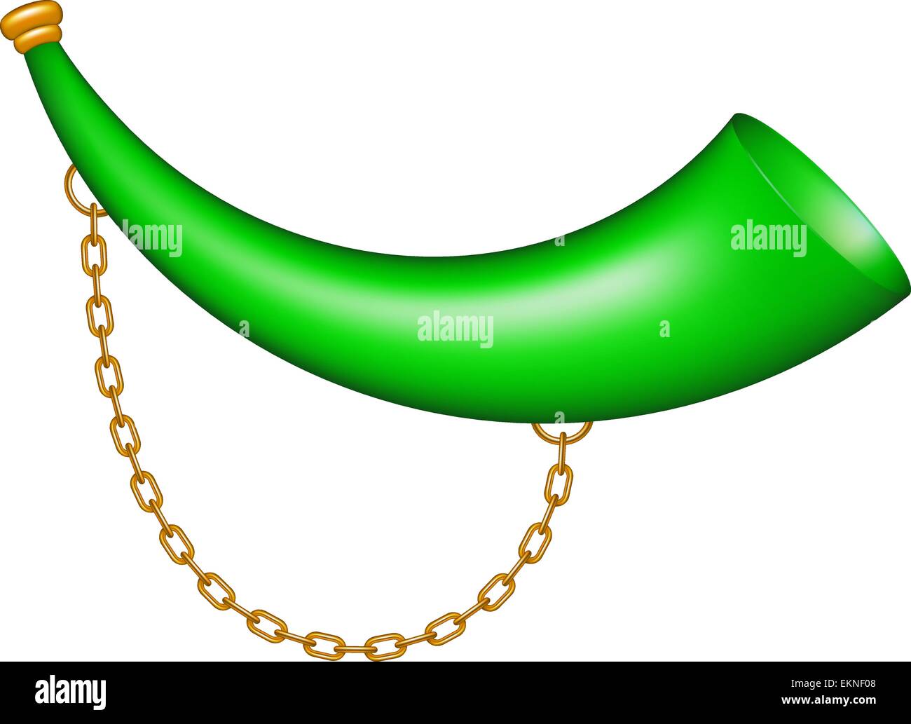 Hunting horn musician Stock Vector Images - Alamy