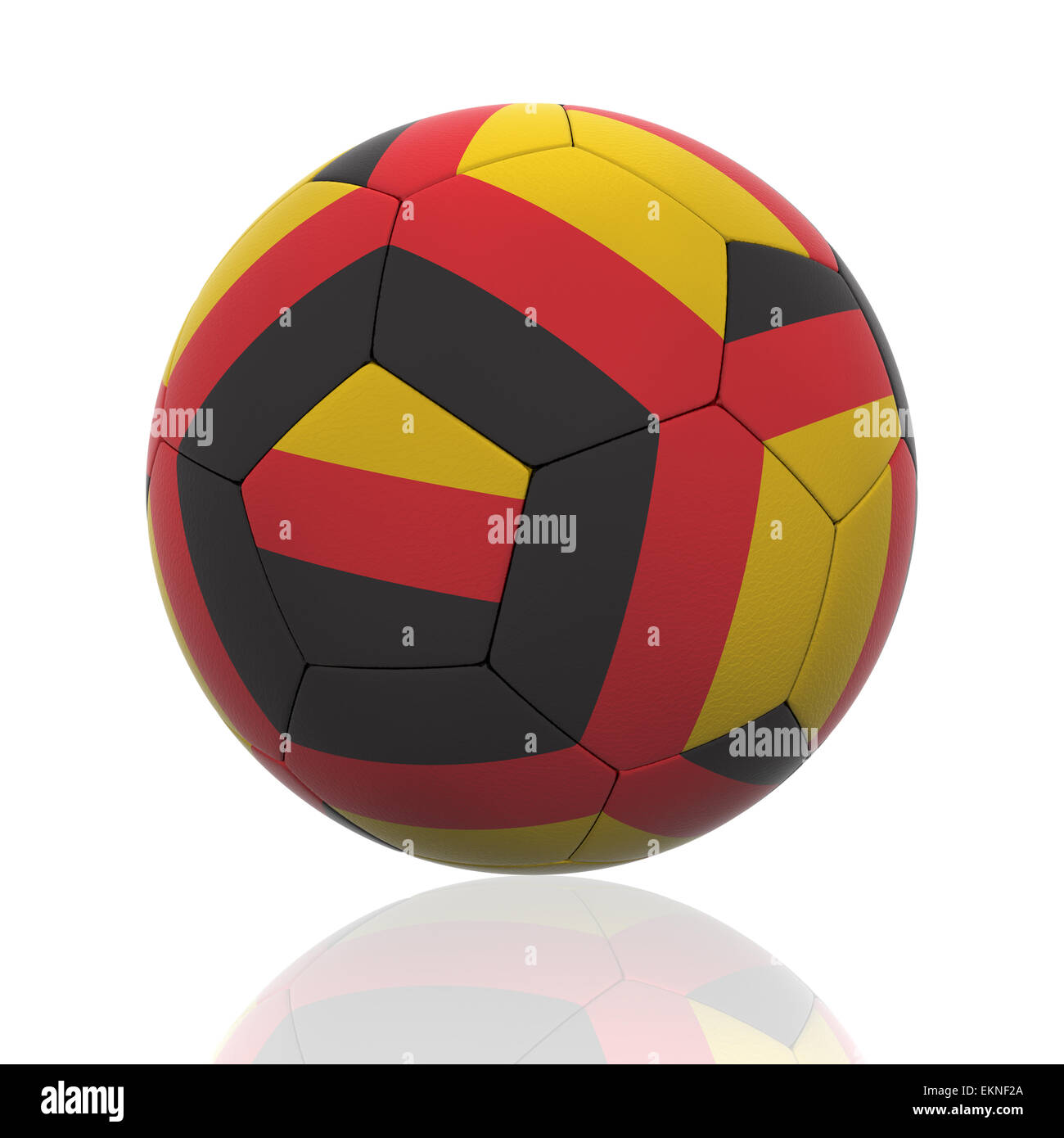 Isolated Soccer Ball with German Flag Stock Photo - Alamy