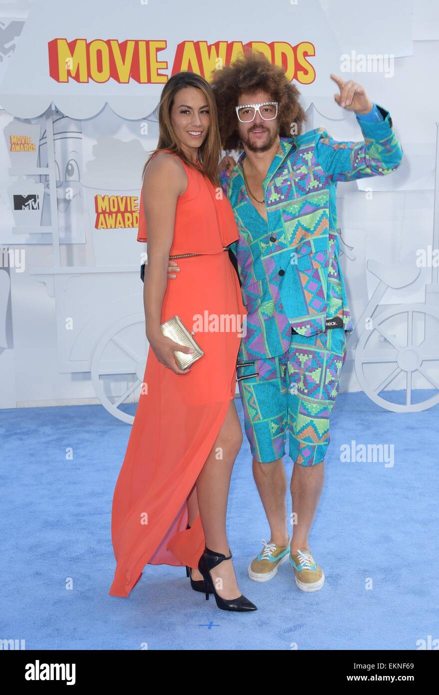 Los Angeles, California, USA. 12th Apr, 2015. Recording artist Redfoo ...