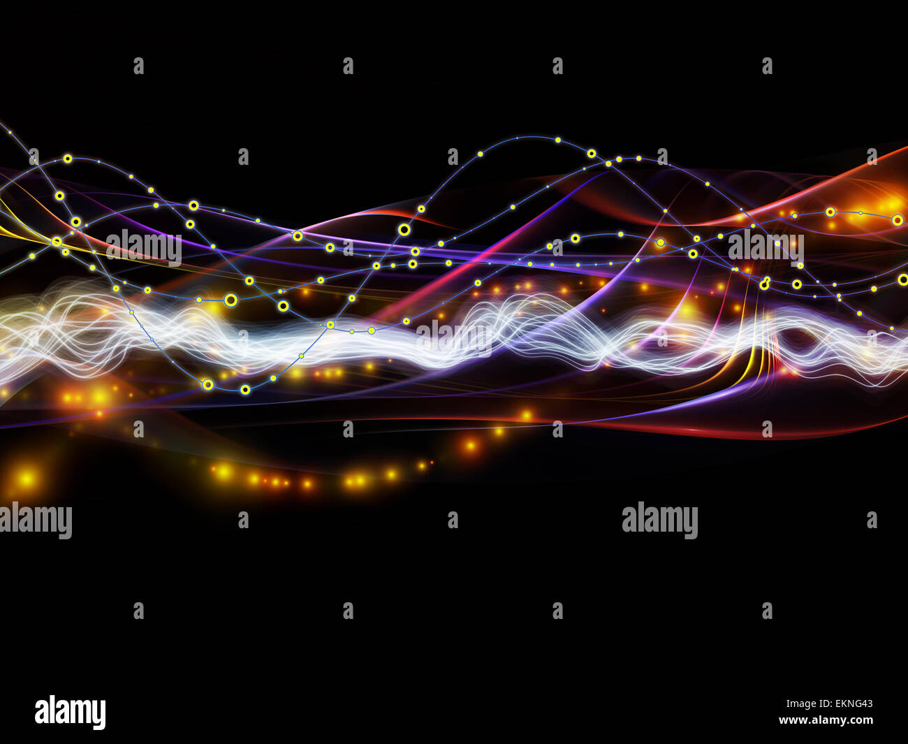 Complex Dynamic Network Stock Photo - Alamy
