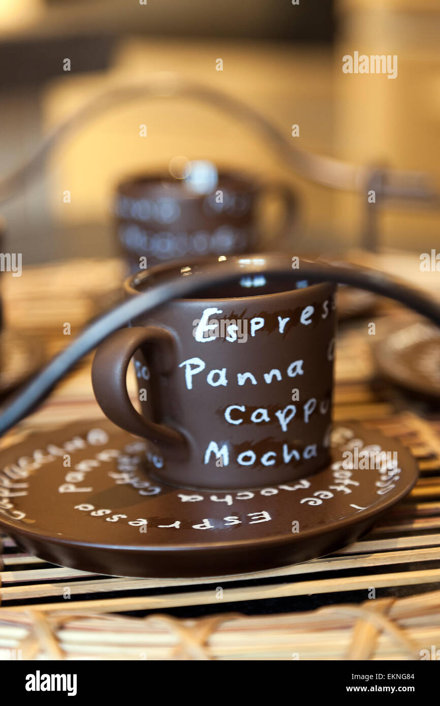 Modern Espresso Cups Stock Photo - Alamy