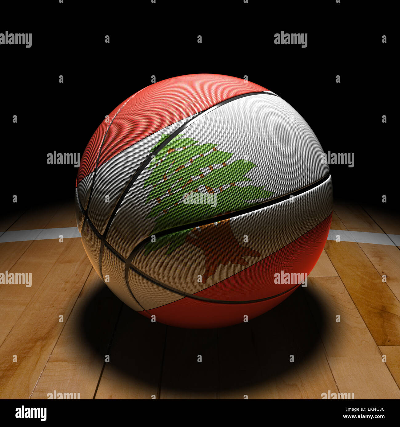 Lebanese Basket Ball with Dramatic Light Stock Photo - Alamy