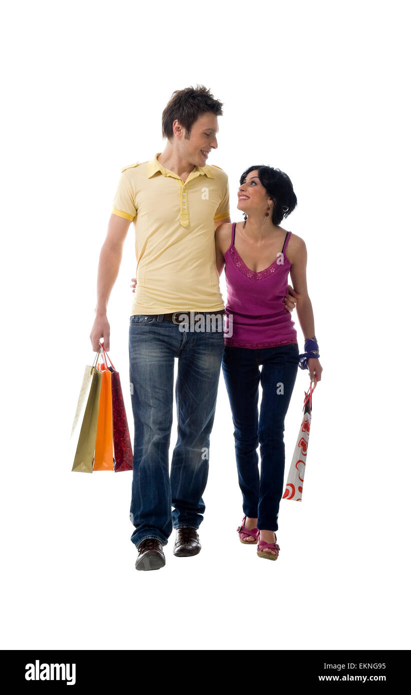 Back From Shopping Stock Photo - Alamy