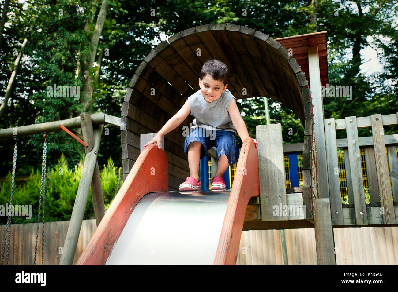 Great Time at Playground Stock Photo - Alamy