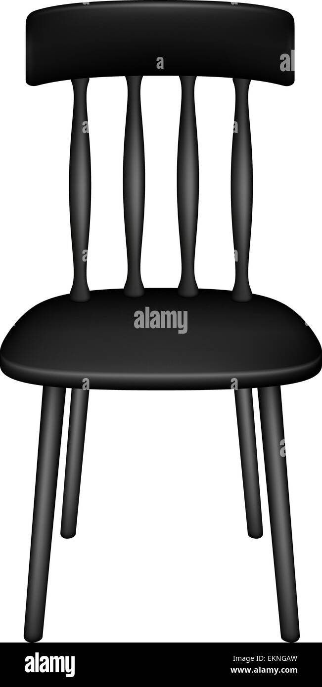 Wooden furniture in modern Black and White Stock Photos & Images - Alamy