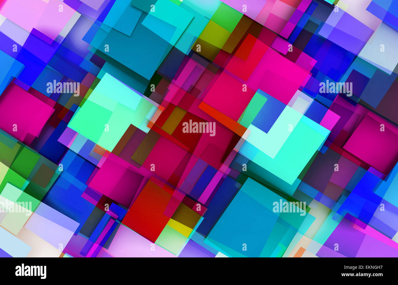 Colorful Squares Background Stock Photo - Alamy