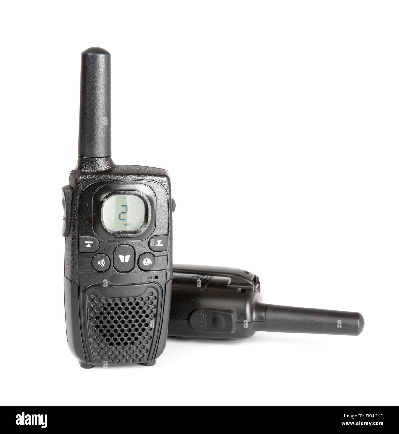 Black Personal Radio isolated on white Stock Photo - Alamy