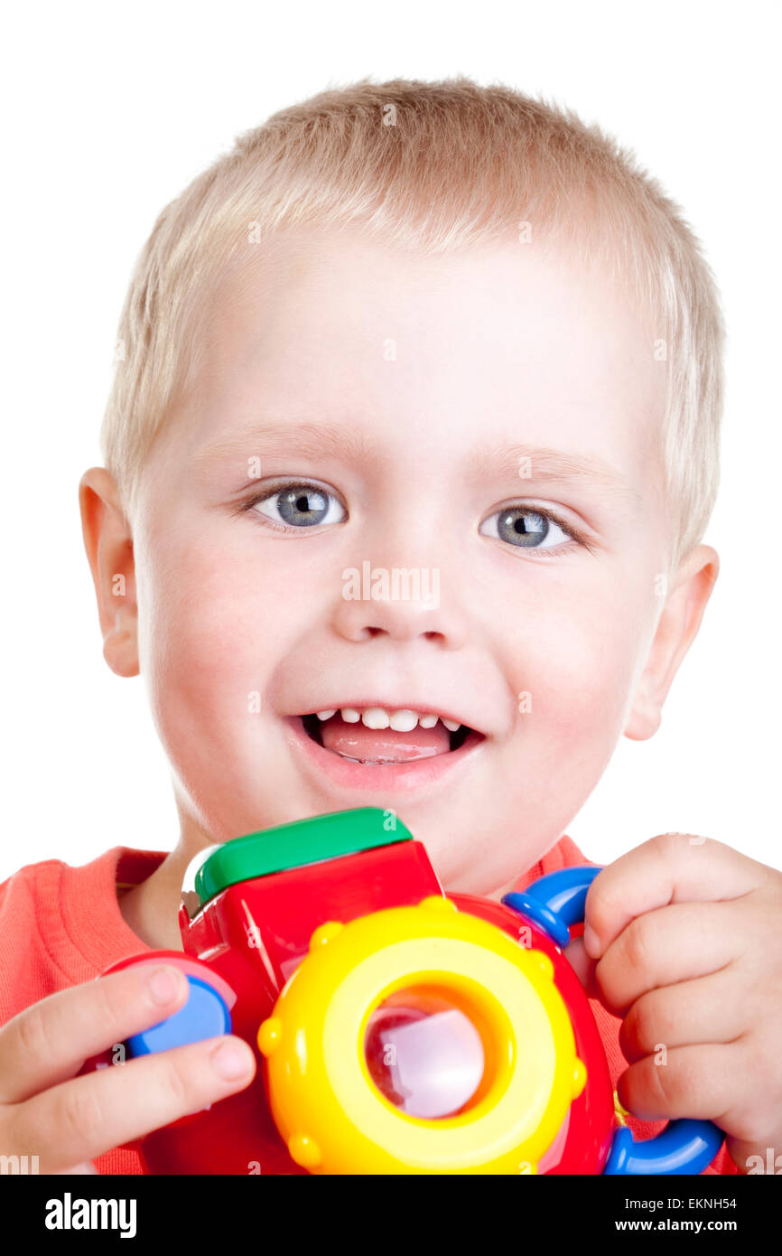 boy with a camera Stock Photo - Alamy