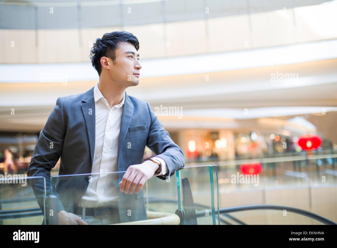 Asian men in shopping mall hi-res stock photography and images - Alamy