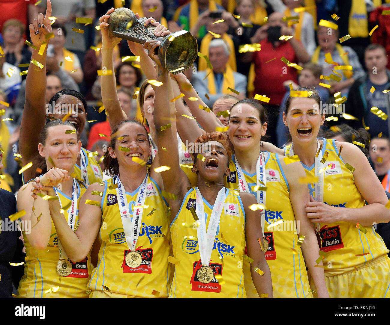 European Women's Basketball League, final match USK Praha vs ...