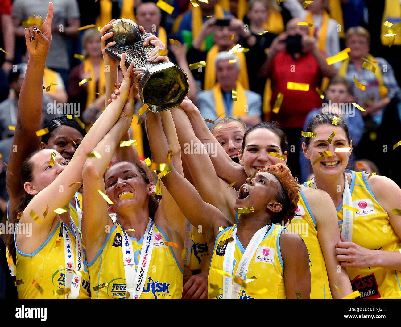 European Women's Basketball League, final match USK Praha vs ...
