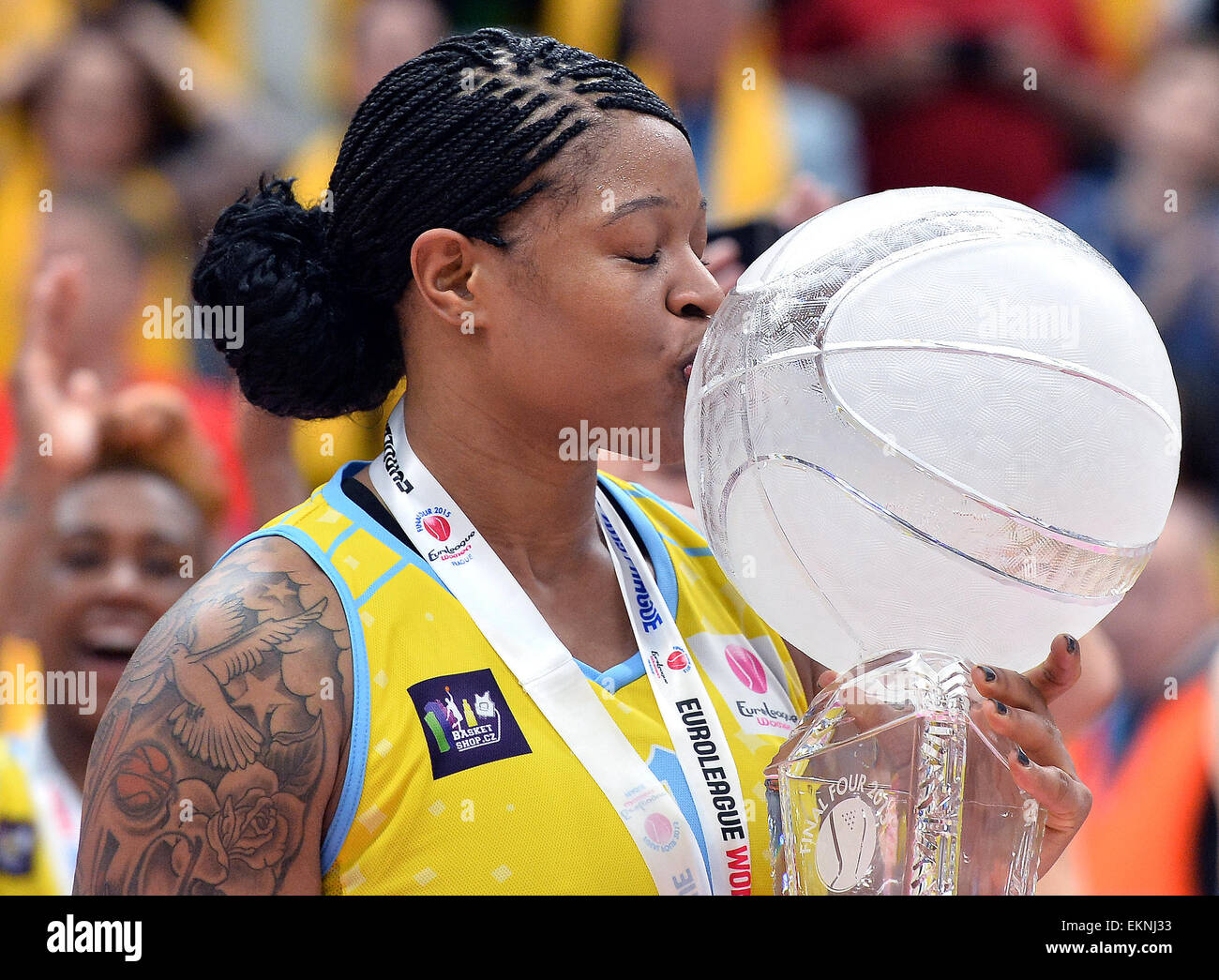 European Women's Basketball League, final match USK Praha vs ...