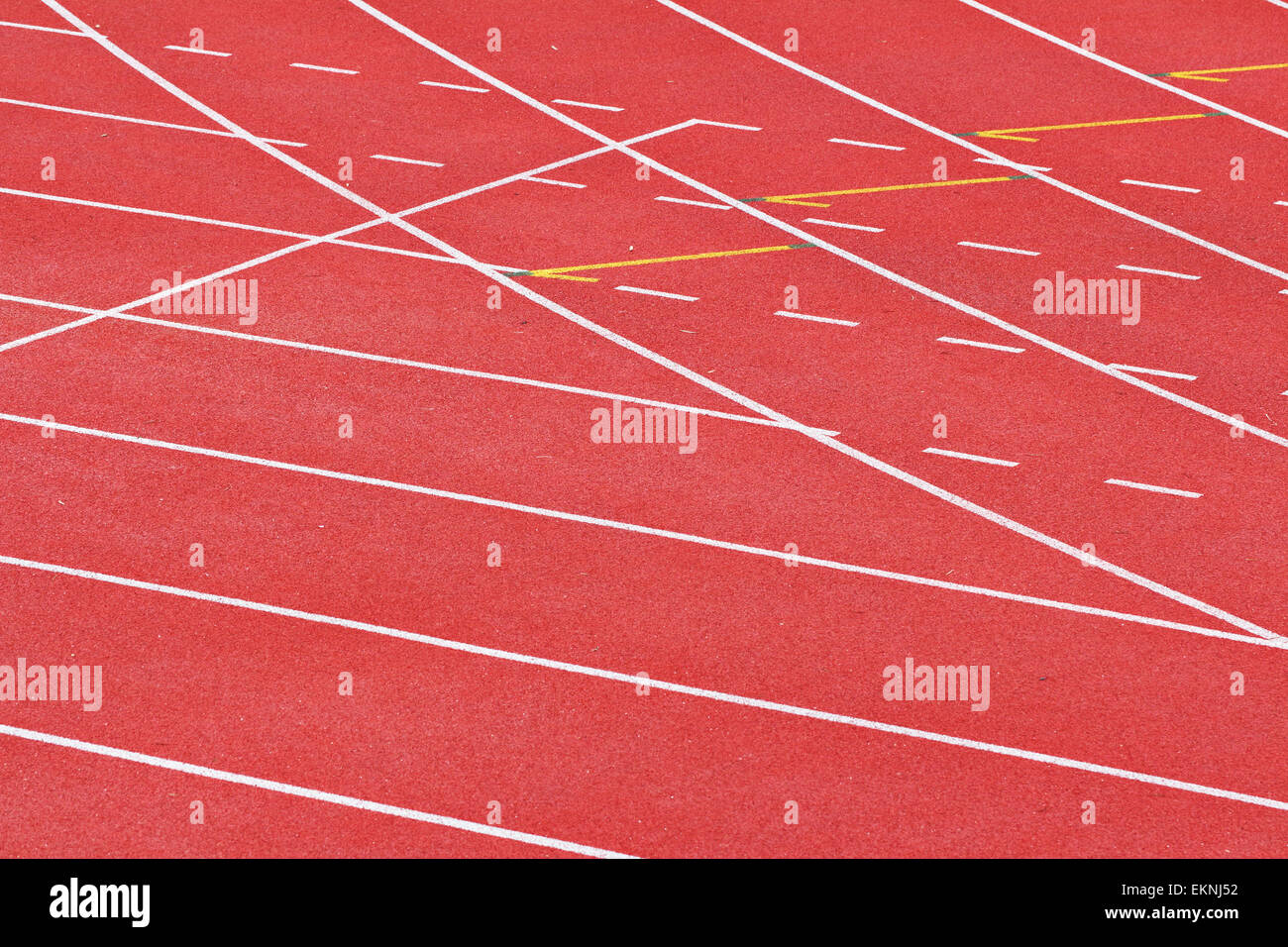 Sport running track Stock Photo - Alamy
