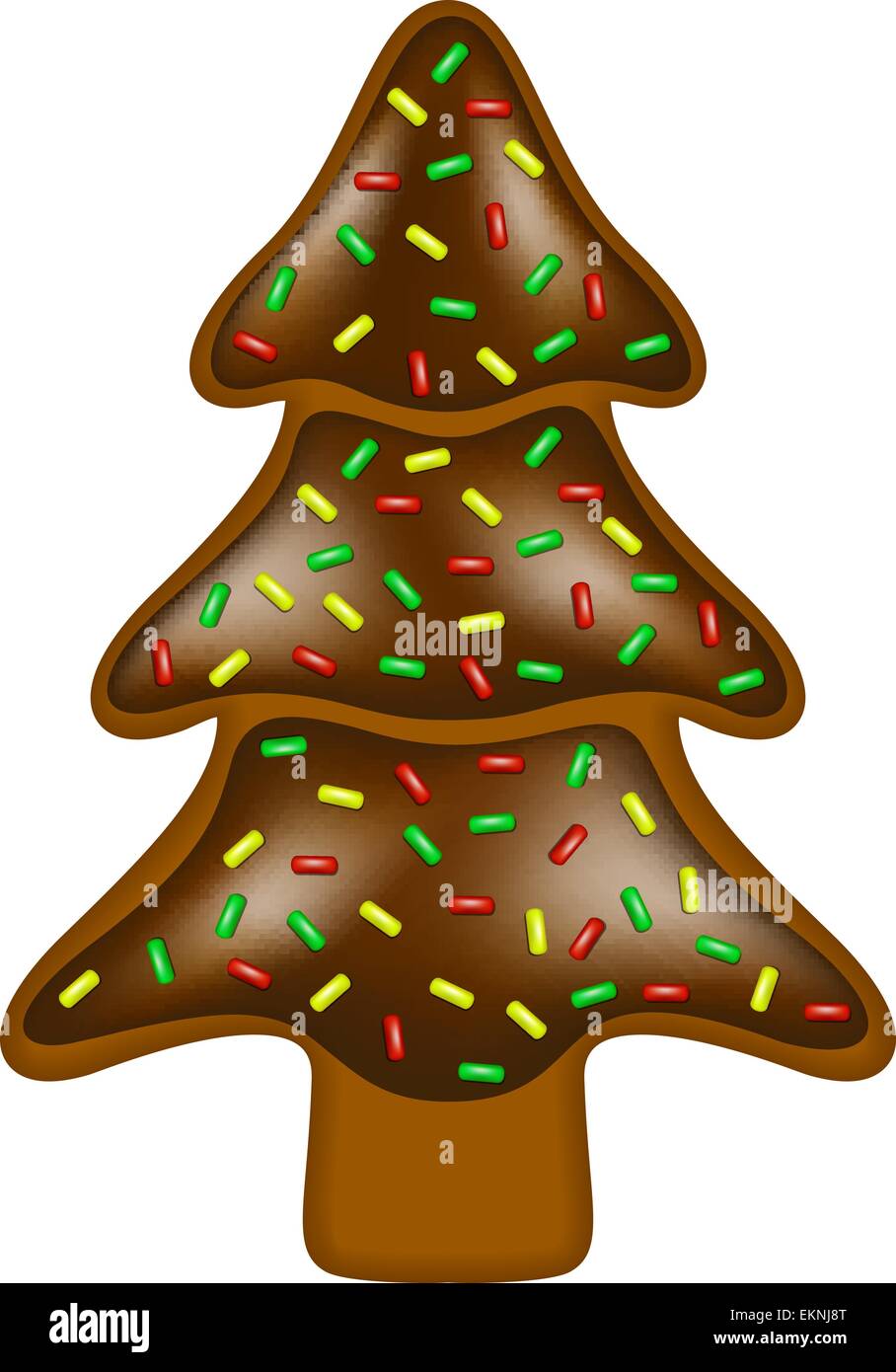 Sweet christmas tree on Stock Vector Images - Alamy