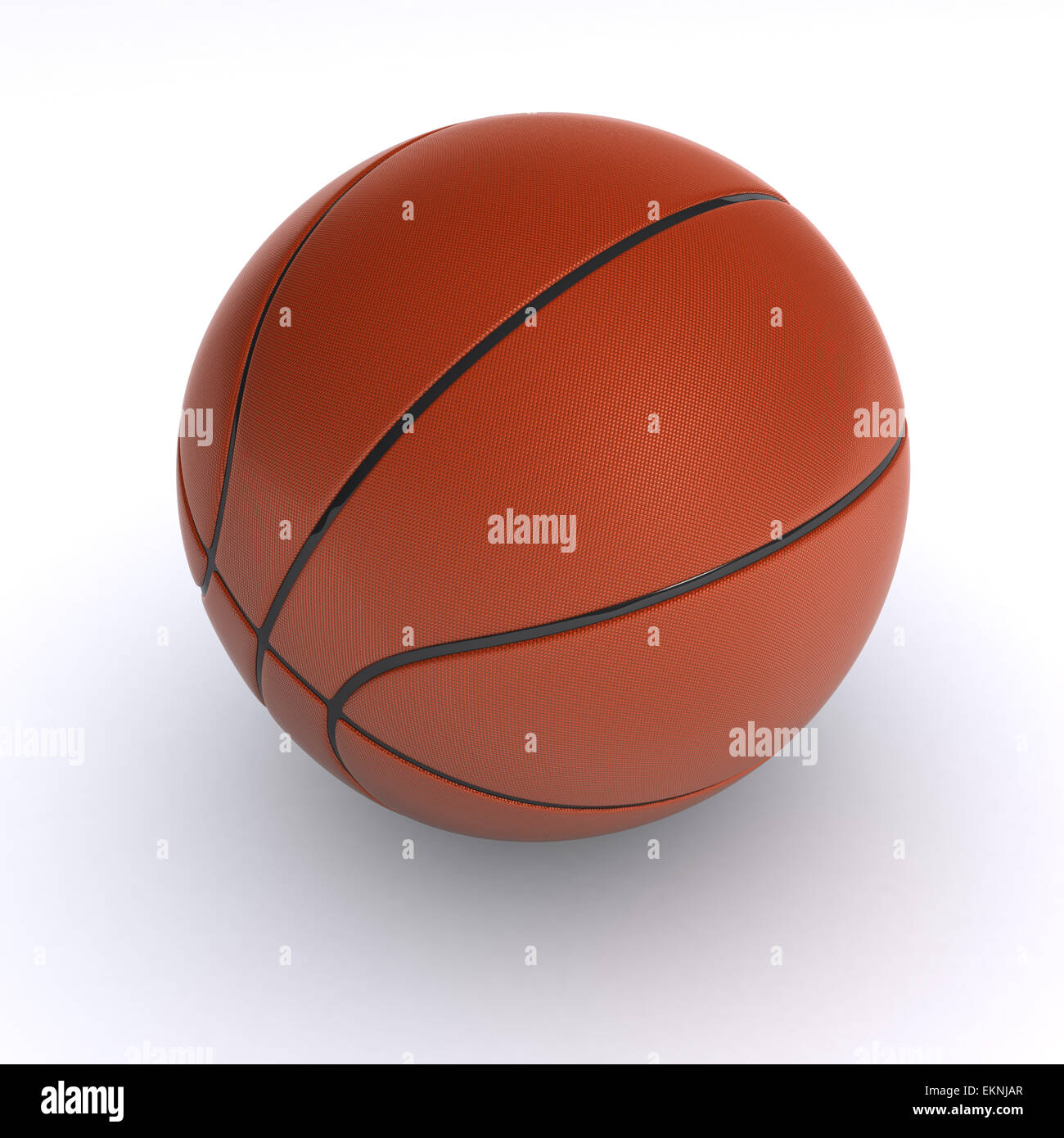 Basketball on White with Clipping Path Stock Photo - Alamy