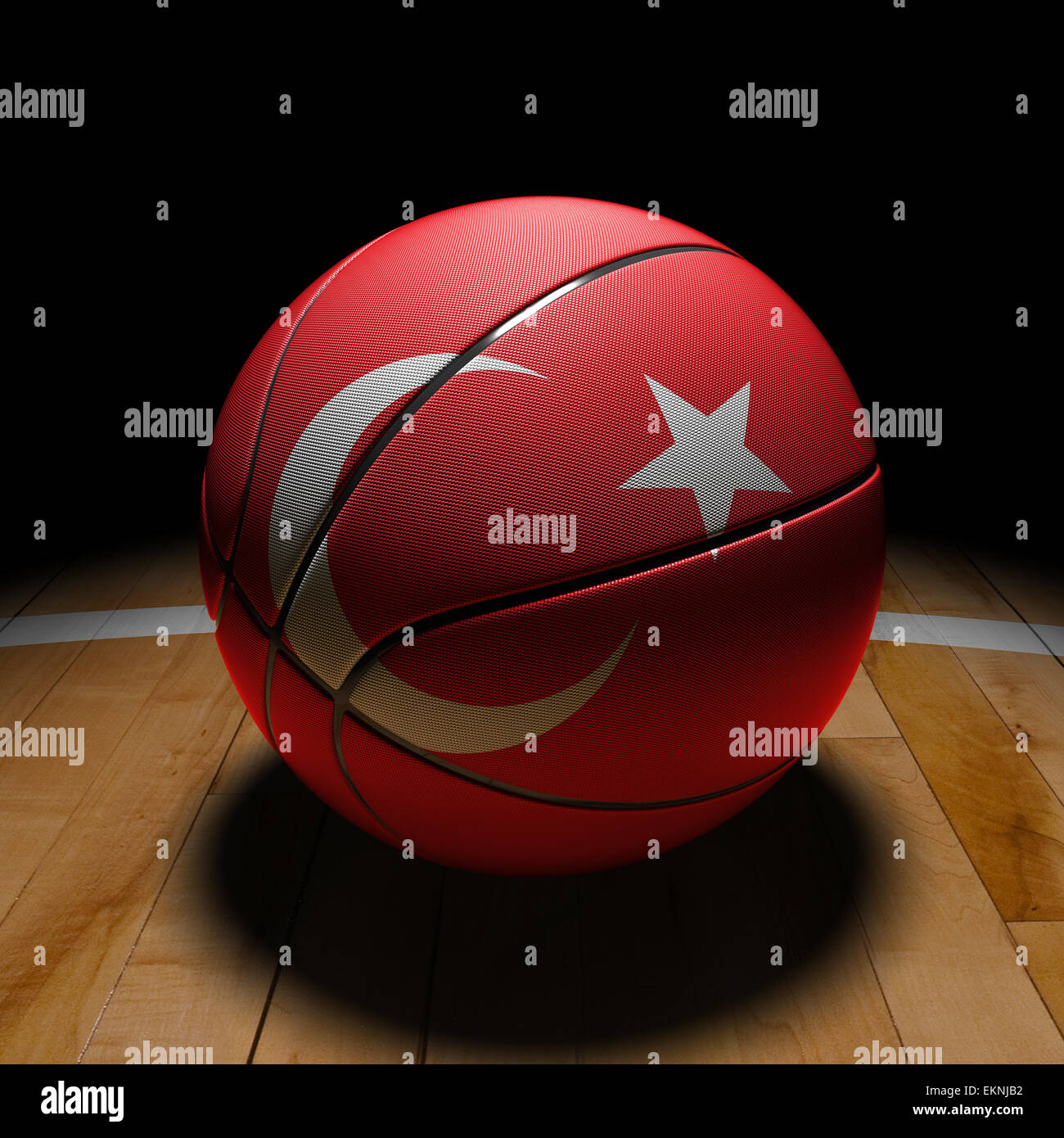 Turkish Basket Ball with Dramatic Light Stock Photo - Alamy