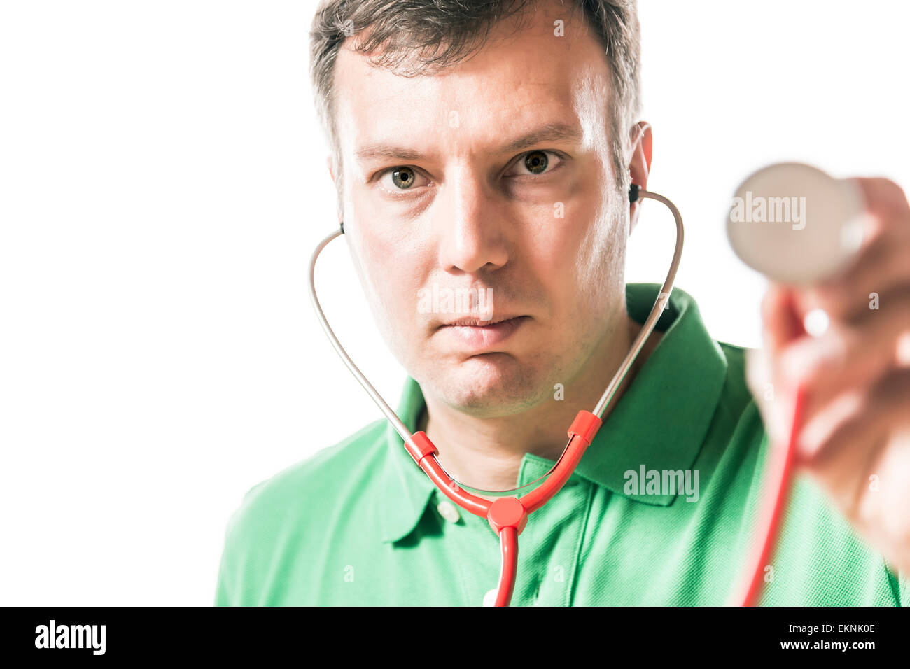doctor with stethoscope Stock Photo - Alamy