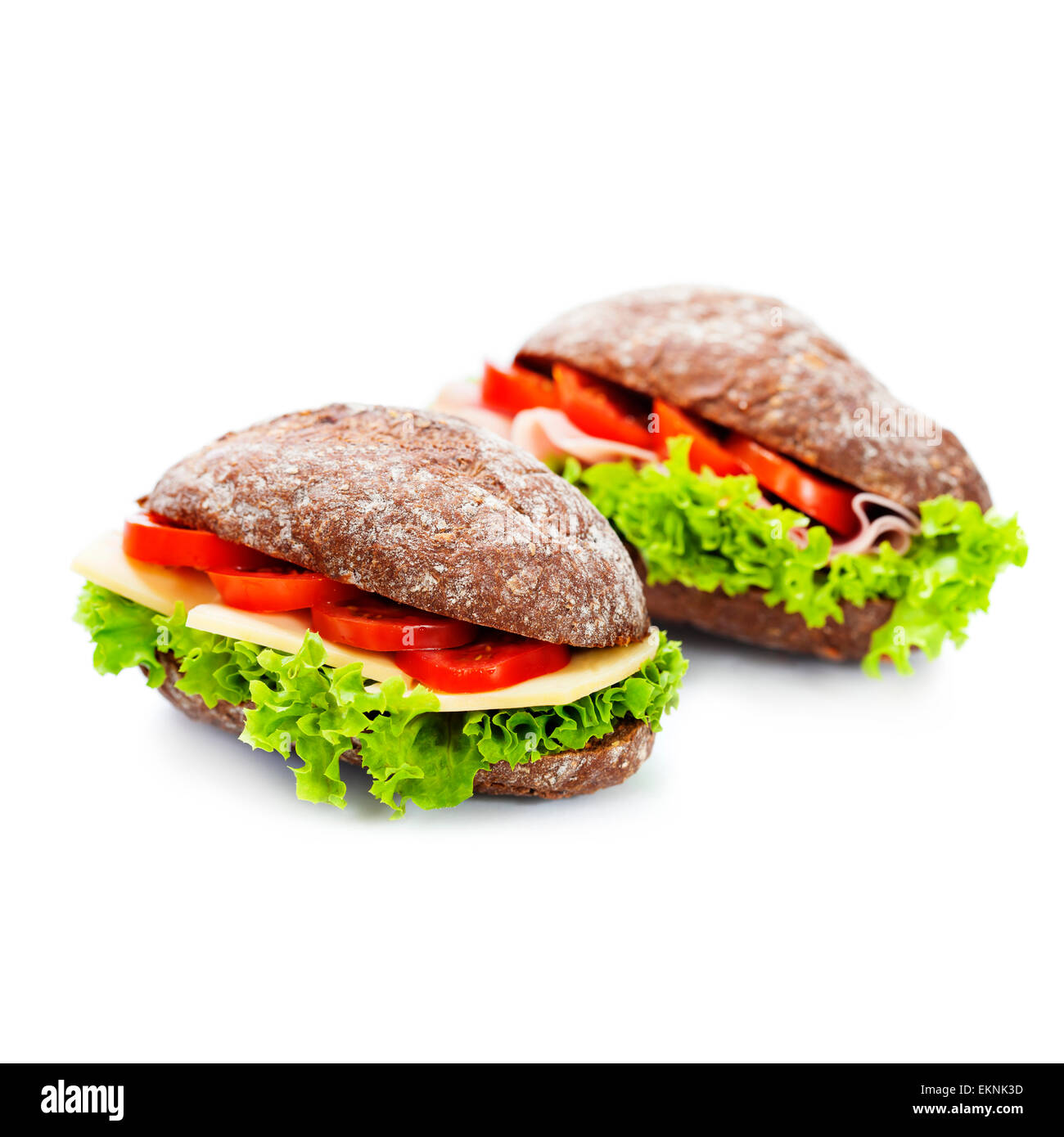 White sliced bread sandwiches Cut Out Stock Images & Pictures - Alamy